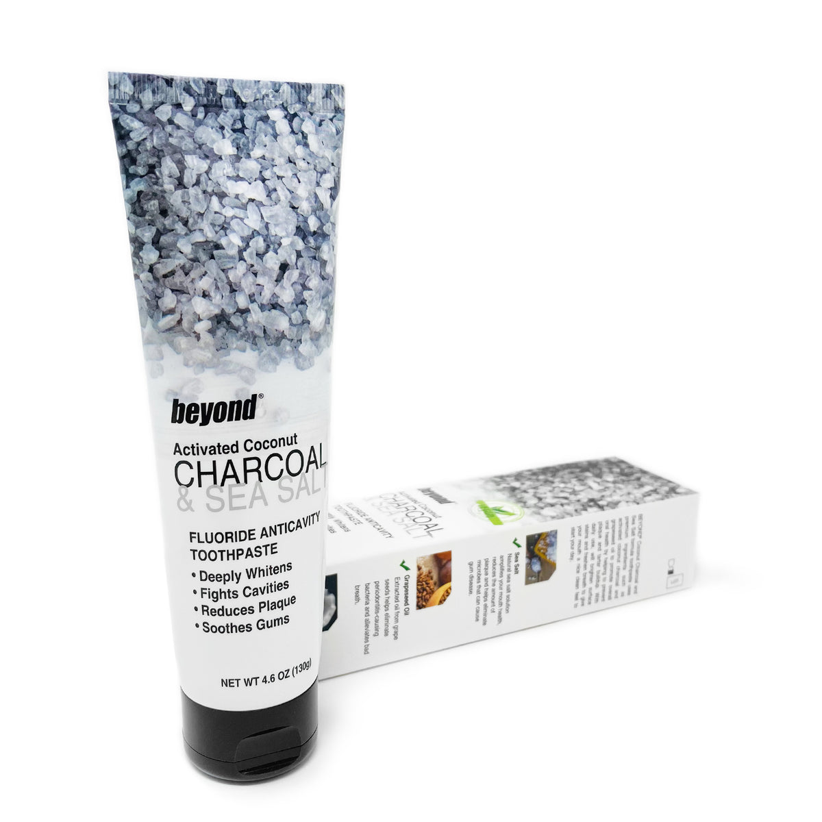 BEYOND Charcoal & Sea Salt Toothpaste -Box (25 Tubes) – beyonddent